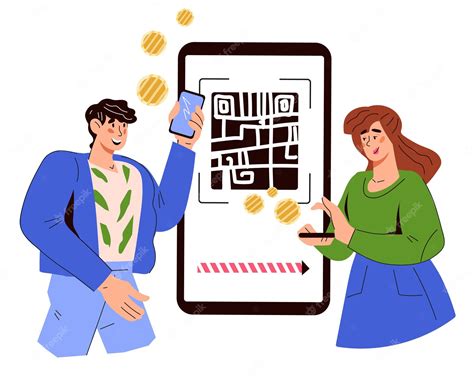 Premium Vector Qr Code Scan For Online Payment And Transaction Concept Flat Vector Isolated