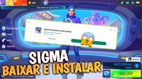 Jogando Sigma Ao Vivo Novo Free Fire Lite Como Baixar Sigma No