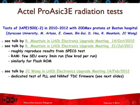 Ppt Scifi Detector Fpgas In Radiation Environment Powerpoint