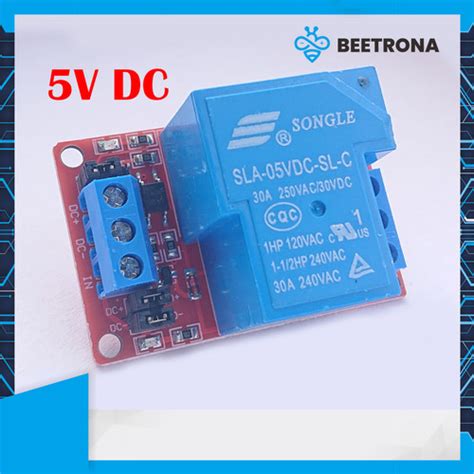 Jual Relay Module 1 Channel 5V 30A High Low Trigger Modul Kab Sleman