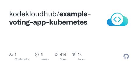 github kodekloudhub example voting app kubernetes