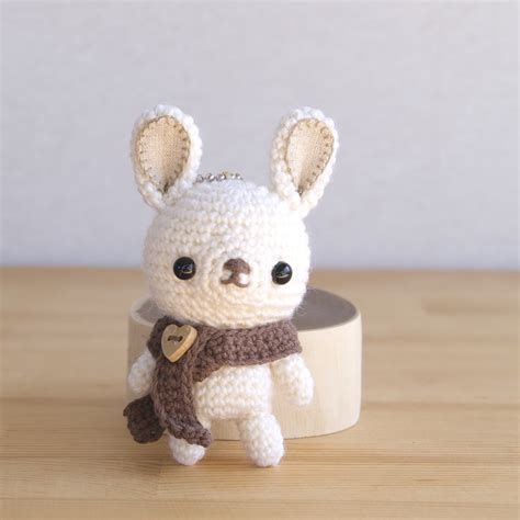 Sold Out シンプルうさぎのキーホルダー ハンドメイドマーケット Minne