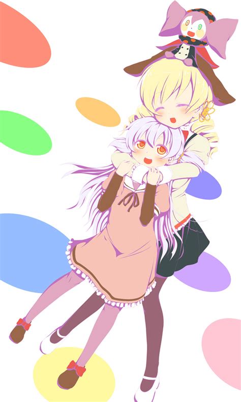 Tomoe Mami Charlotte And Momoe Nagisa Mahou Shoujo Madoka Magica And