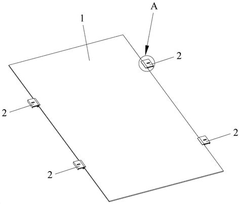 双玻组件的安装结构的制作方法
