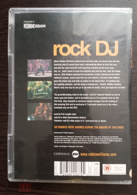 Robbie Williams Rock Dj Dvd Single 2000г Europe