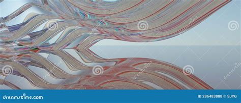 A Refreshing Texture Of Bezier Curves With A Glass Elegant And Modern D Rendering Image