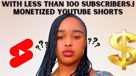 How Much I Made From Youtube Shorts With Less Than 100 Subscribershow