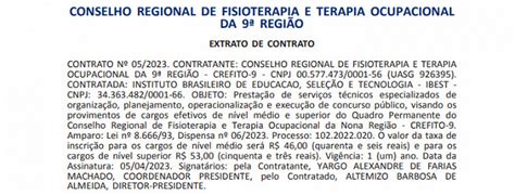 Concurso Crefito 9ª Região Ibest é A Banca E Edital Sai Em Breve