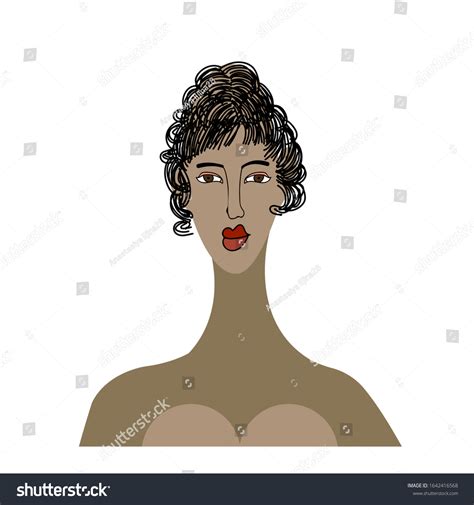 Vector Stock Illustration Pretty African American Stock Vector Royalty