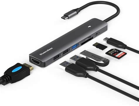 Jp 7in1ドッキングステーションtype Cドッキングステーションusb 30スプリッタusb 30 Type