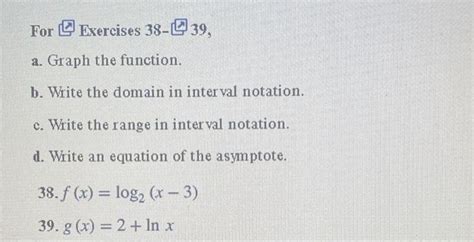 Solved Question 38 And 39 Please Graoh The Functions Write