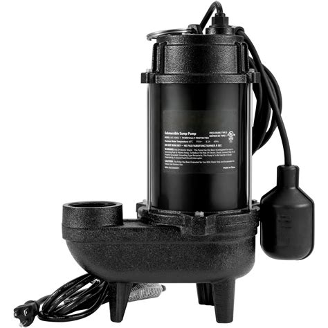 Bentism Sewage Pump 3 4 Hp 5880 Gph 1050w Submersible Cast Iron