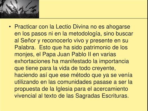 PPT LA LECTIO DIVINA Mt 11 25 27 PowerPoint Presentation Free