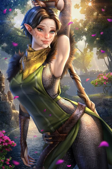 Rule 34 1girls Ayyasap Brown Hair Dragon Age Dragon Age 2 Elf Elf