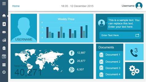 Free Ppt Dashboard Templates Printable Template Free