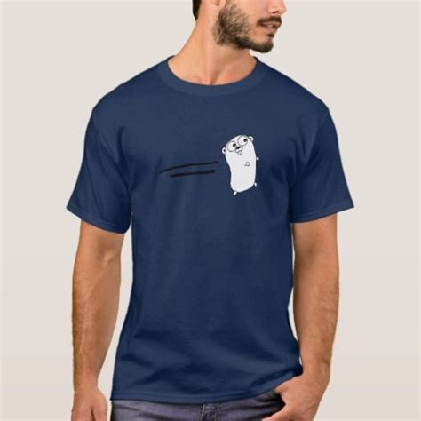 go golang programming language logo mascot t shirt zazzle