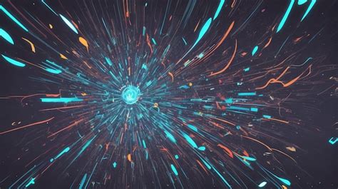 Premium Ai Image Vector Abstract Technology Particle Background
