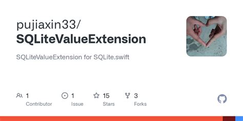 Github Pujiaxin Sqlitevalueextension Sqlitevalueextension For
