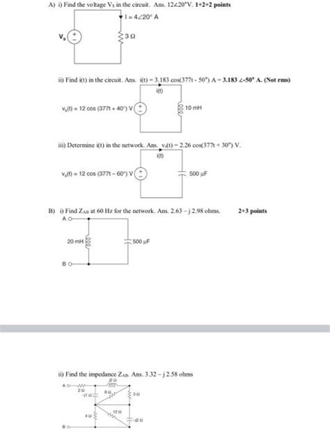 Solved Ii Find I T In The Circuit Ans I T Chegg