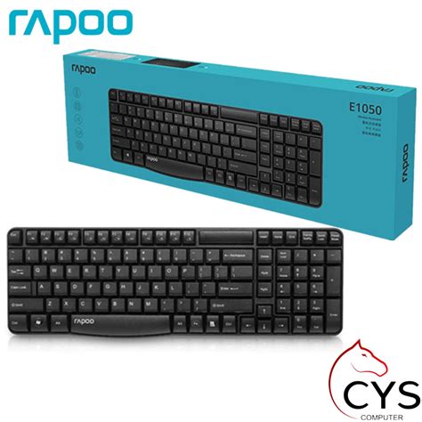 Rapoo E1050 Wireless Keyboard Shopee Malaysia