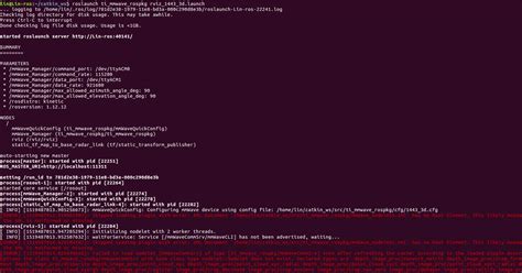 Awr1443 Problem With Awr1443 Ros Driver Demo Project Sensors Forum