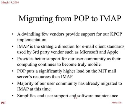 PPT E Mail Past Present And Future Migrating Towards IMAP PowerPoint Presentation ID 439275