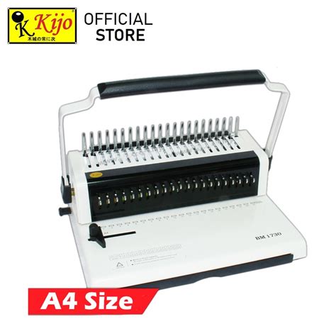 Kijo Bm1730 A4 Size Plastic Comb Binding Machine Shopee Malaysia