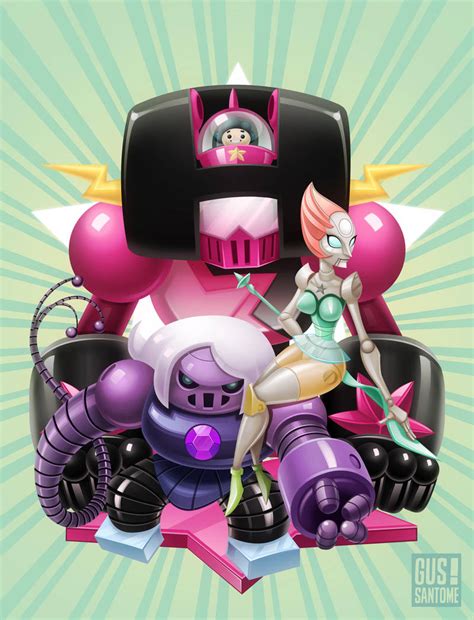 Steven Universe Robots V By Gussantome By Gus Santome On Deviantart