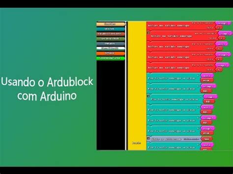 Arduino Instalação e Exemplo de Aplicativo ArduBlock YouTube