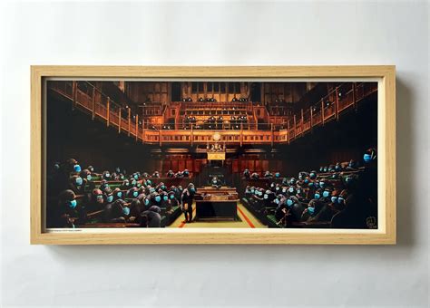 Devolved Parlament Cov19 Sig Tribute To Banksy By Sig Martin Sigwald