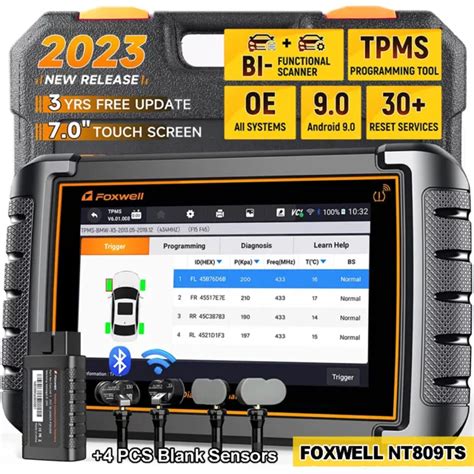 Foxwell Tpms Programming Obd2 All System Diagnostic Tool Bidirectional Scan Tool £38399