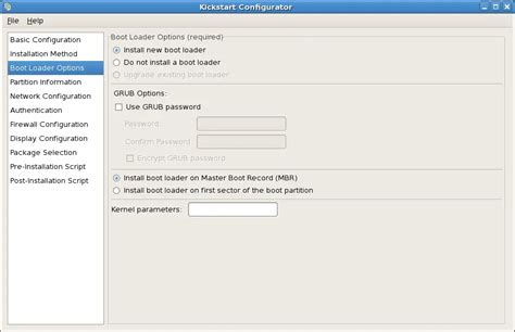 Rhel Installation Guide Boot Loader Options