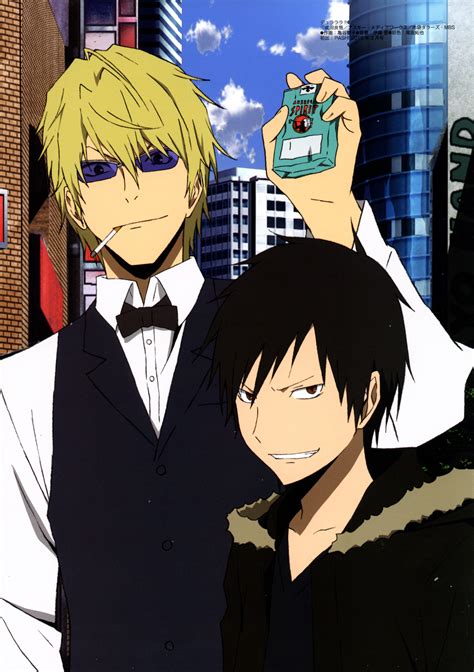 Tags Scan Durarara Orihara Izaya Heiwajima Shizuo Official Art