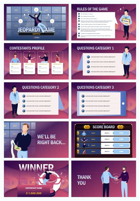 10 Jeopardy Google Slides Templates PowerPoint Themes Free