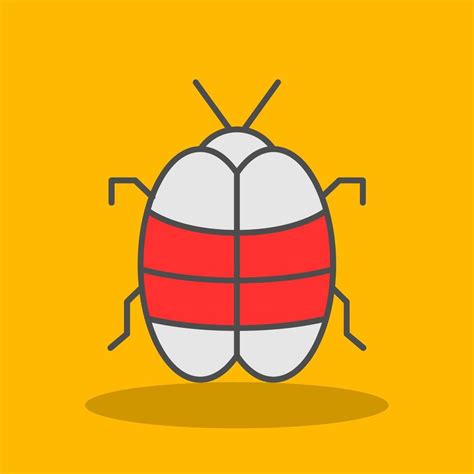 Bug Filled Shadow Icon 42945604 Vector Art At Vecteezy