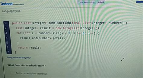 Indeed Assersments Time Remaining 03 40 StudyX