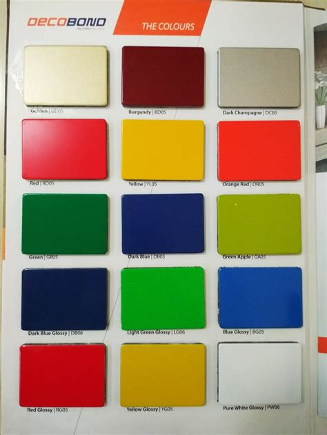 Jual Acp Aluminium Composite Panel Decobond 3mm 25 Pilihan Warna