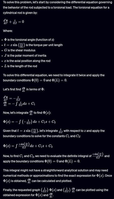 [solved] A Cylindrical Rod Of Constant Radius And Constant Shear