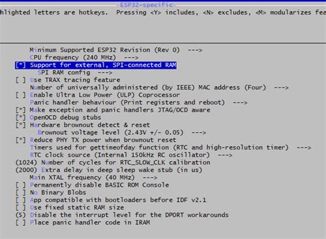 esp32dowd外扩esp psram64h不识别的问题 esp32 esp8266 whycan forum 哇酷开发者社区