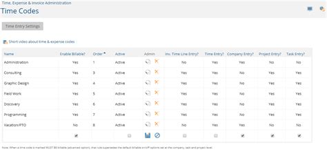 Time Codes Project Insight Help Center