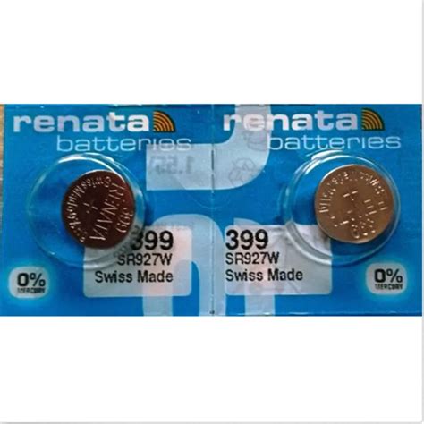 Pcs Lot Renata Swiss Battery SR W V For Watch Silver RENATA Watch Batteries In Button