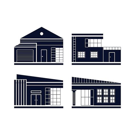 Silueta De Casa Moderna
