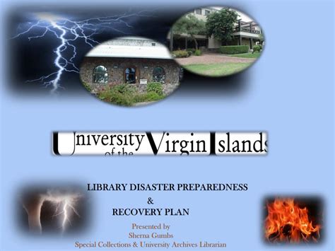 Ppt Library Disaster Preparedness And Recovery Plan Powerpoint