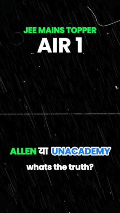 Allen Vs Unacademy 2024 Jee Main Controversy Air1 Nilkrishna