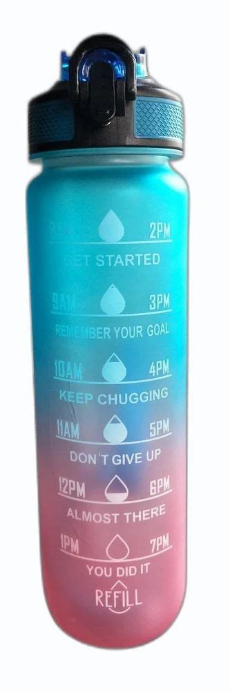 Plastic Time Marker Water Bottle At Rs 160piece In Surat Id