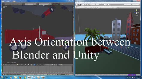 Tutorial Axis Orientation Between Blender And Unity Youtube