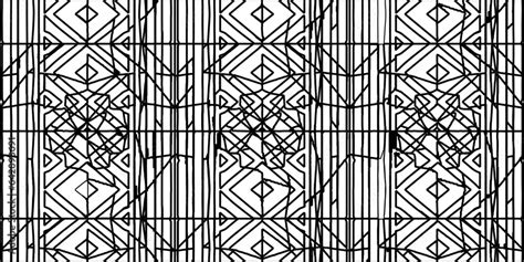 White Background With Striped Shapes Texture With Figures From Linesline Shape Designabstract