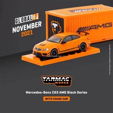Tarmac Works 164 Global64 Mercedes Benz C63 Amg Coupe Black Series