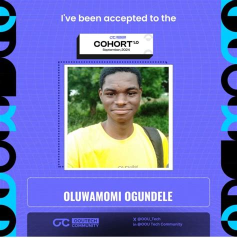 Accepted Into Oou Tech Cohort For Data Analysis Oluwamomi Ogundele Posted On The Topic Linkedin