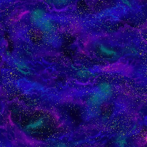 Galaxy Cosmic Sky Metallic | Timeless Treasures